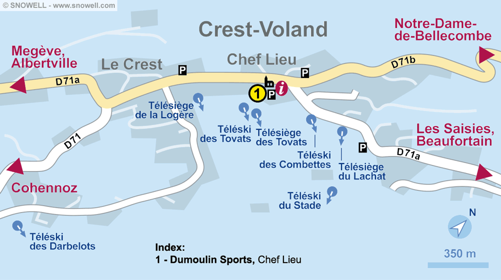Location ski Crest-Voland | SNOWELL