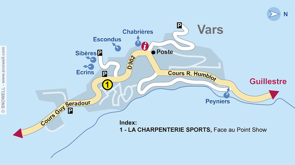 Location ski Vars | SNOWELL