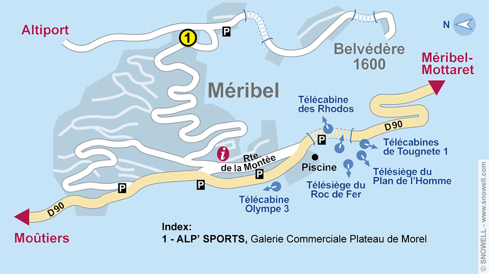 Location ski Meribel | SNOWELL