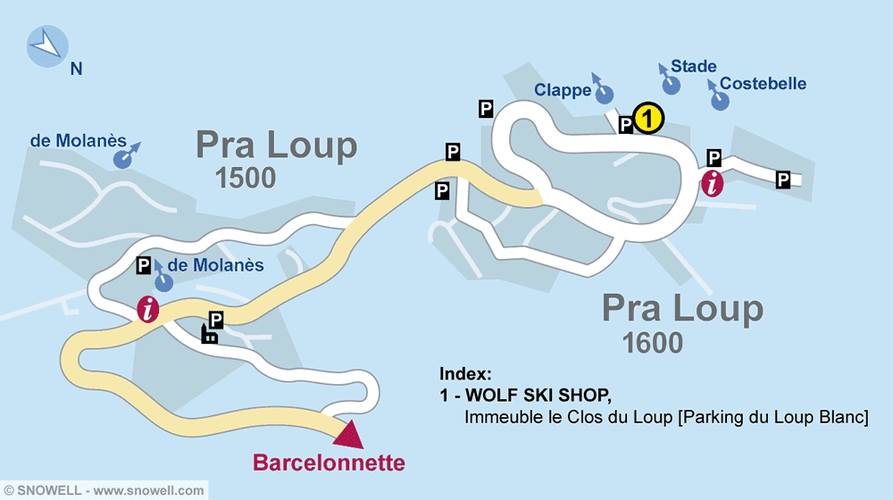 Location ski Pra Loup | SNOWELL