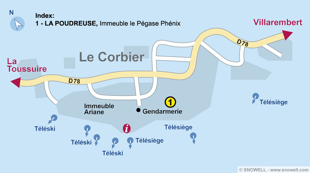 Location ski Le Corbier | SNOWELL