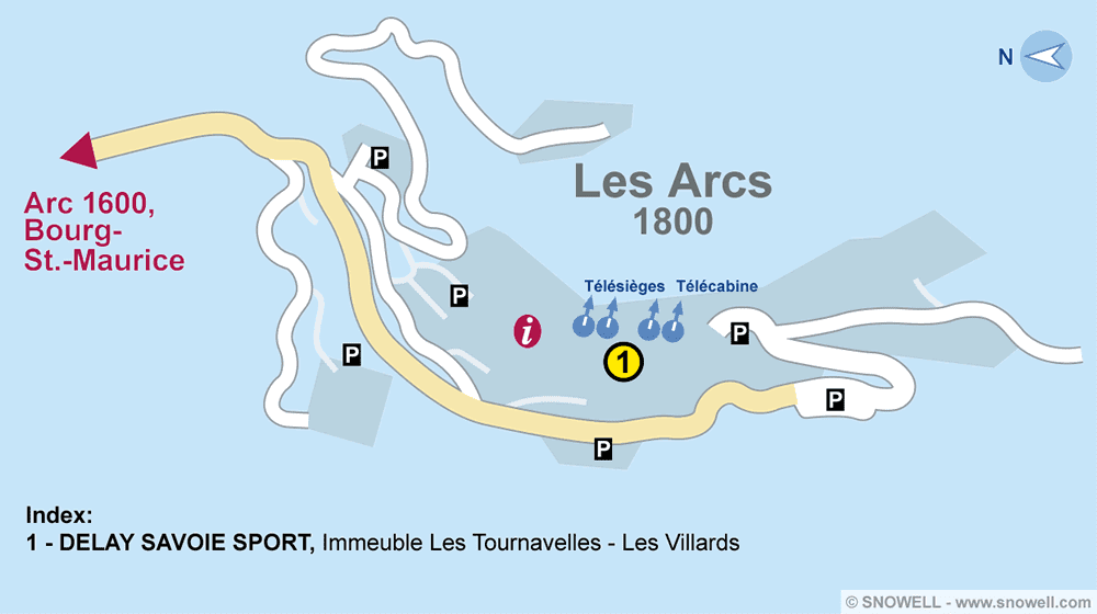 Location ski Les Arcs 1800 | SNOWELL