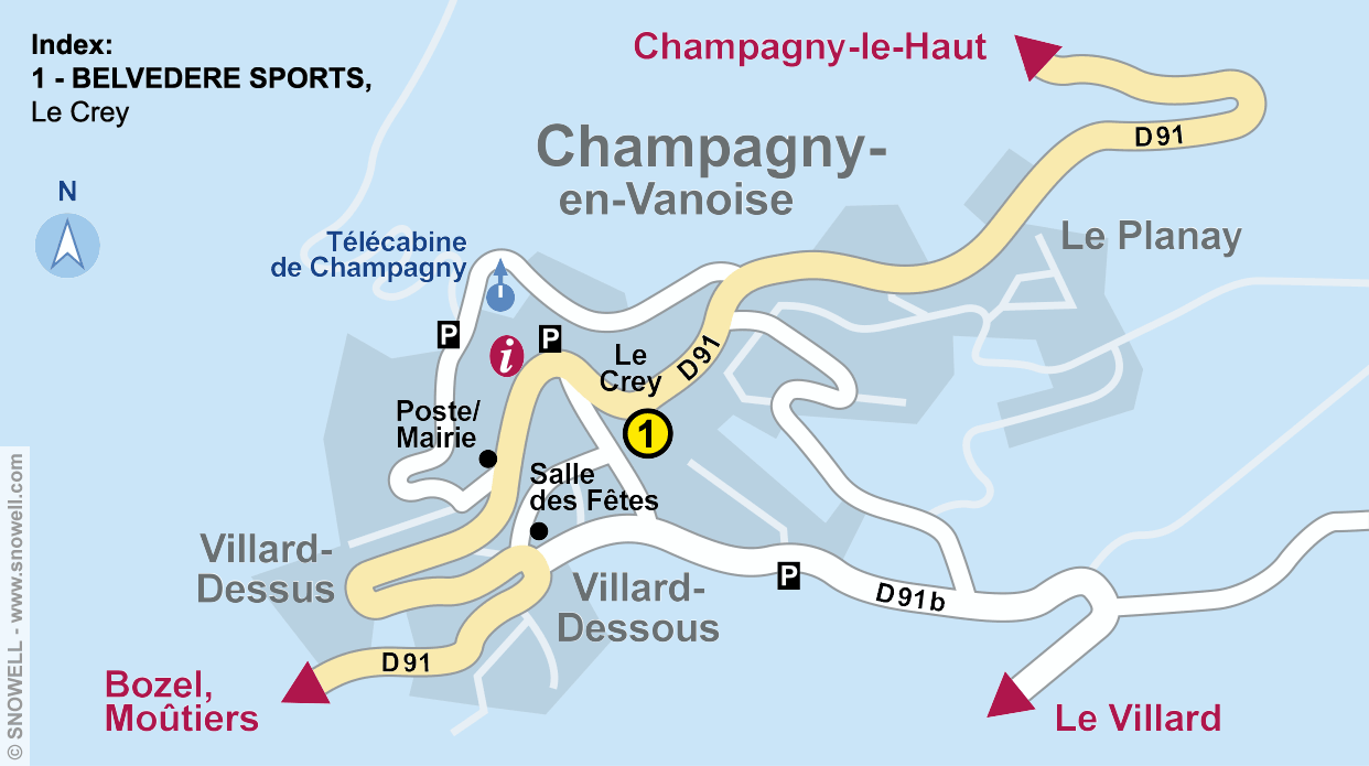 Location ski Champagny en Vanoise | SNOWELL