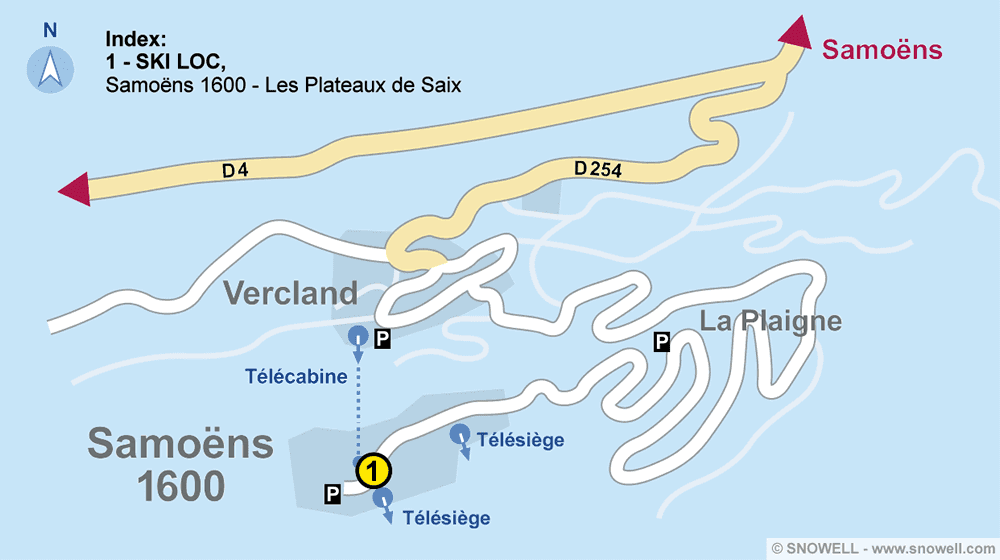 Location ski Samoëns 1600 | SNOWELL