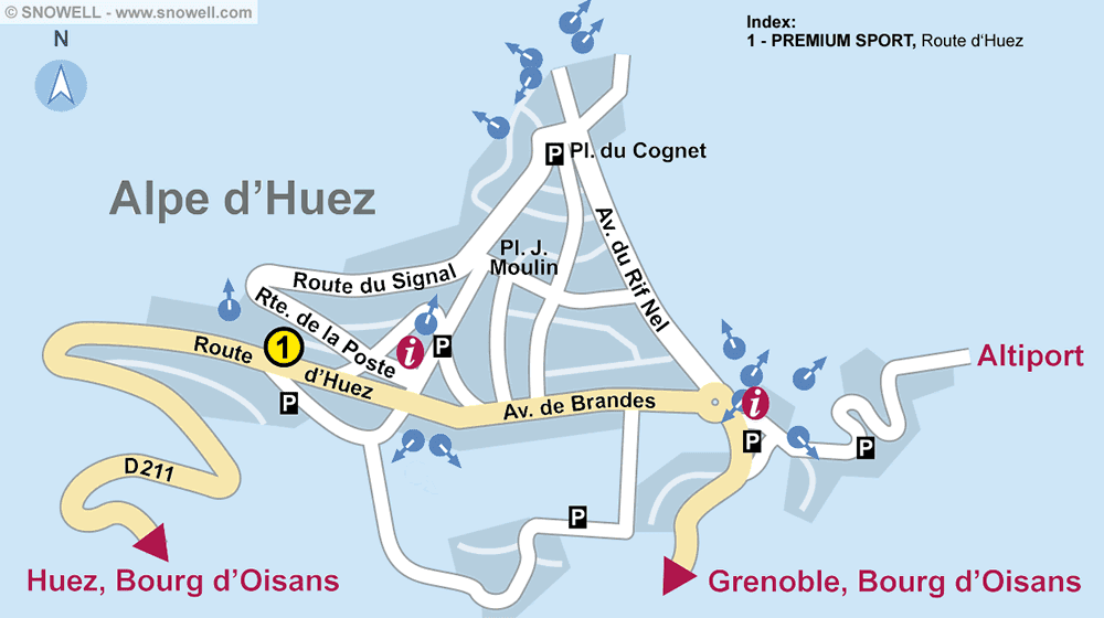 Location ski Alpe d’Huez | SNOWELL